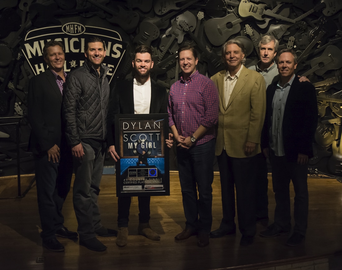 DYLAN SCOTT CELEBRATES FIRST PLATINUM SINGLE WITH DEBUT #1 | Nashville.com