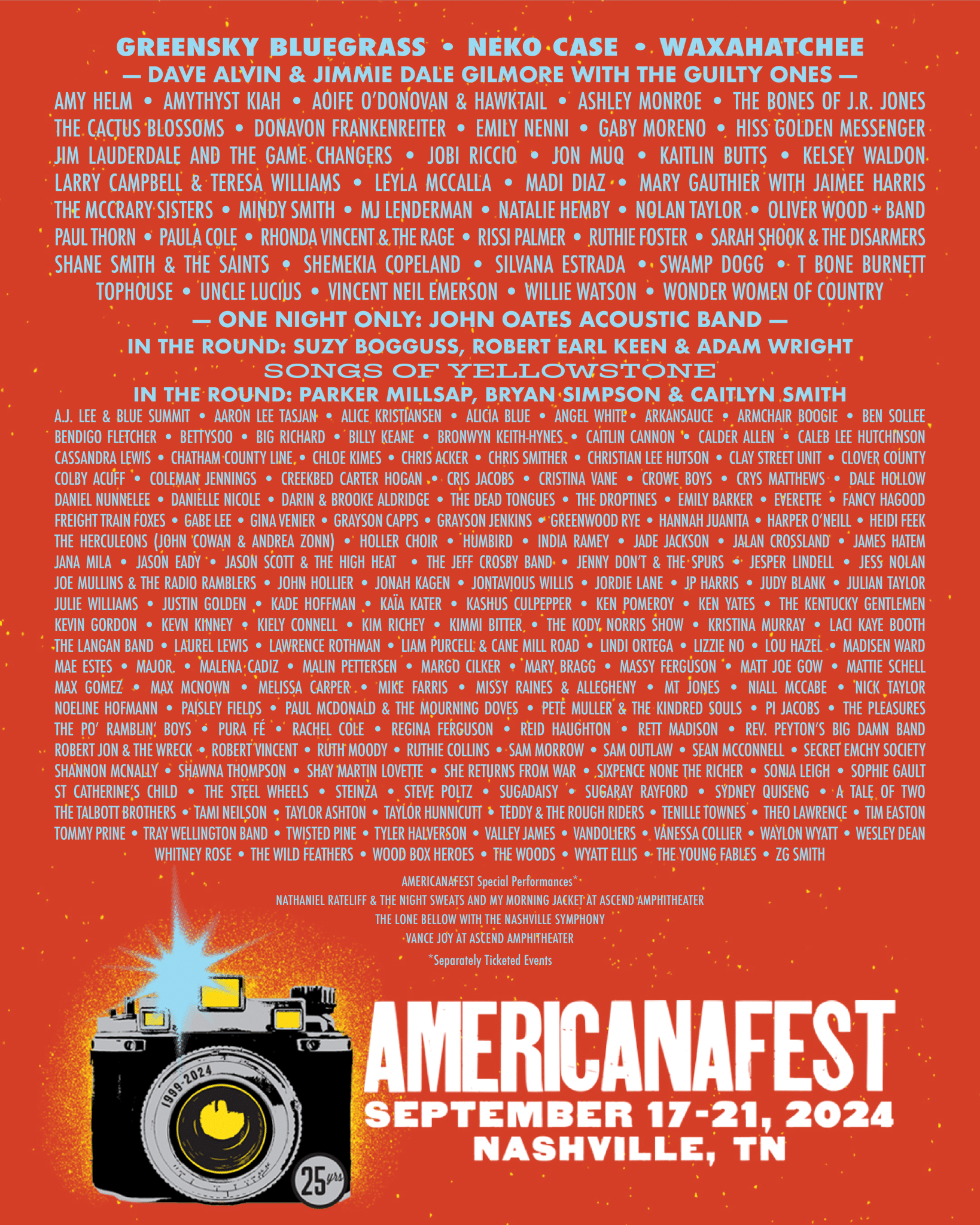 Full Schedule For AMERICANAFEST 2024 Revealed | Nashville.com