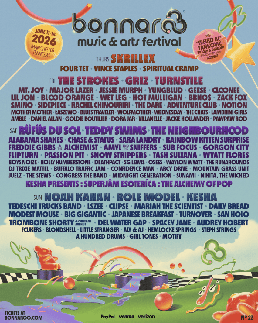 Bonnaroo 2026 Announces Lineup! | Nashville.com