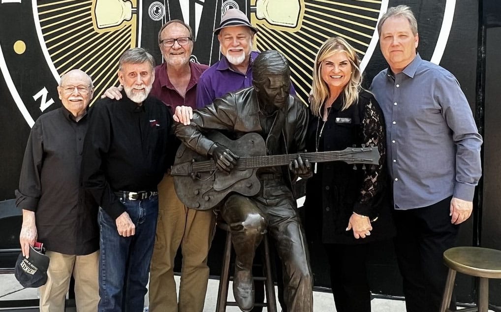 Chet Atkins Bronze Statue Relocated From 5th & Union | Nashville.com