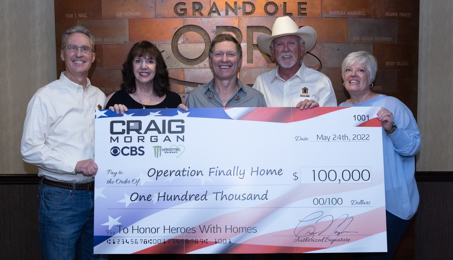 Craig Morgan Surprised Operation Finally Home With $100,000 | Nashville.com