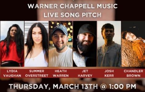 ATTENTION SONGWRITERS: The Listening Room Live Song Pitch Round ...